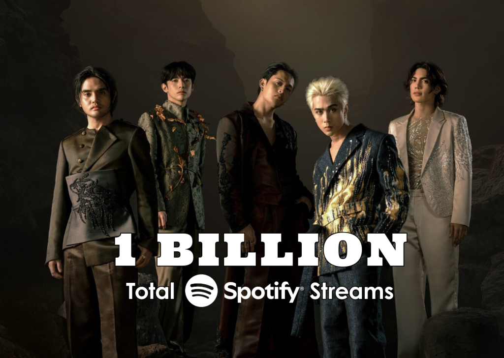 SB19 Reaches 1 Billion Total Spotify Streams Milestone - Poppin