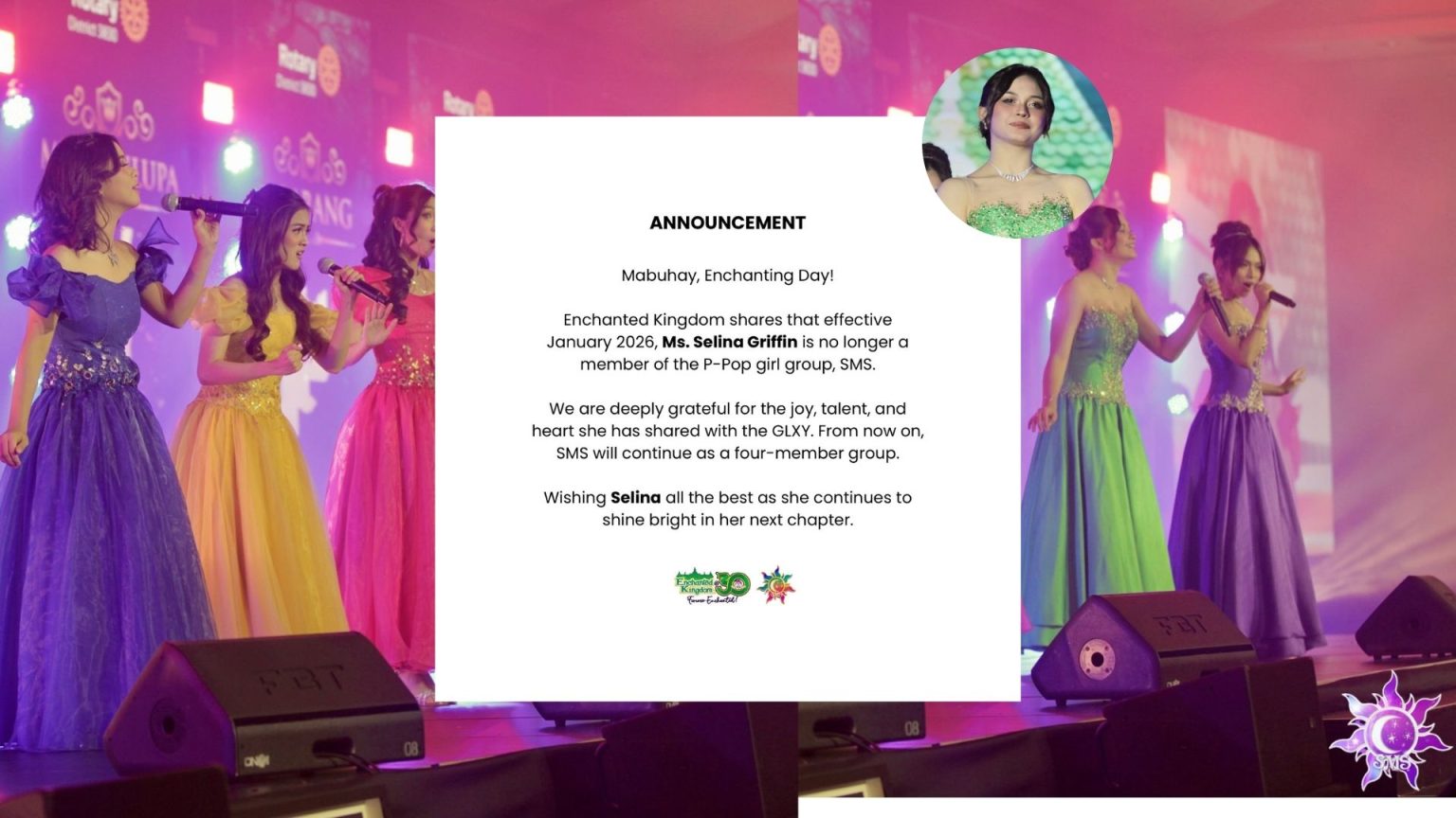 Selina Griffin’s Exit from P-Pop Group SMS Confirmed by Enchanted ...